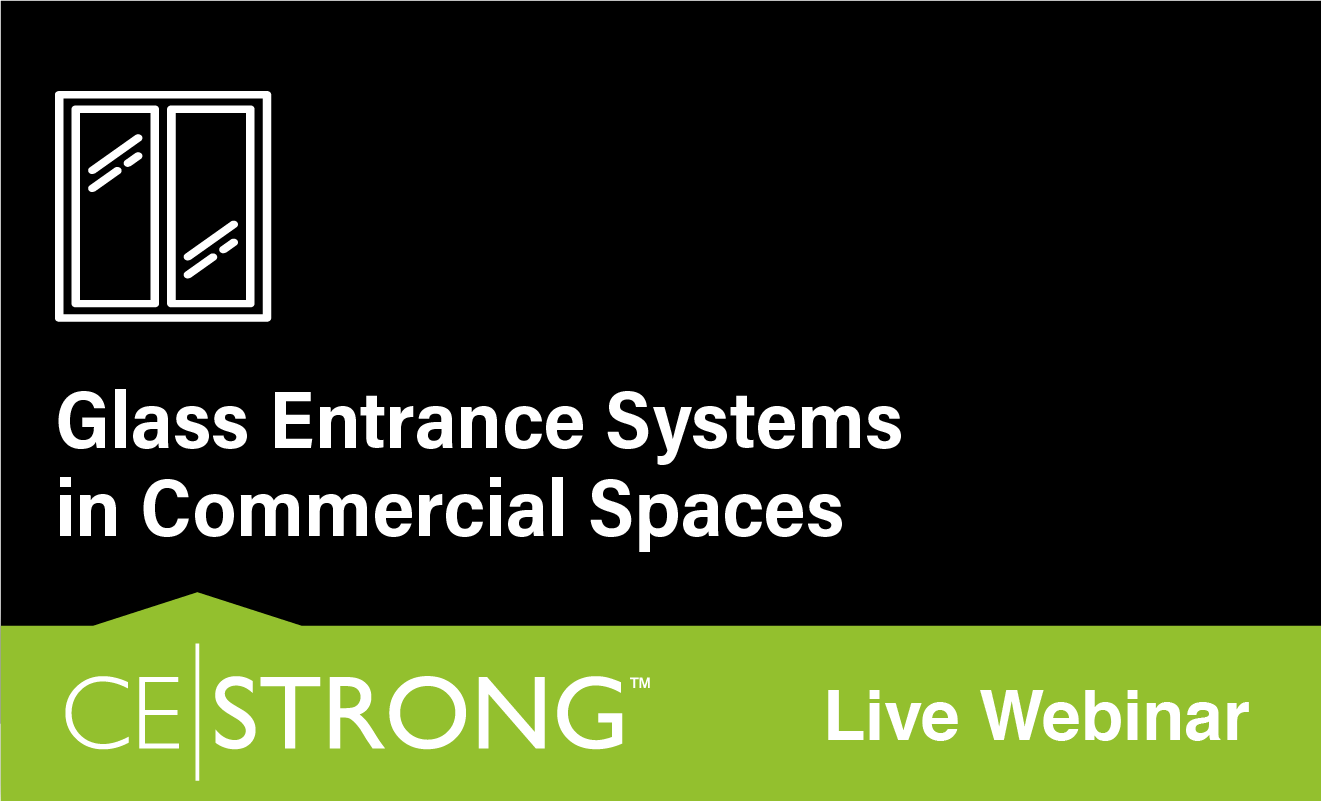 Glass Entrance Systems in Commercial Spaces - CE | Strong