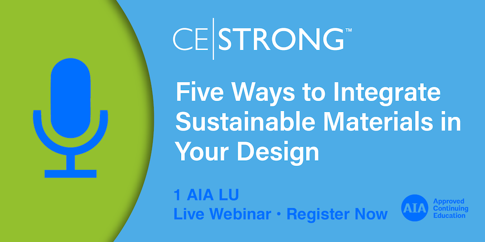 Five Ways to Integrate Sustainable Materials in Your Design - CE | Strong